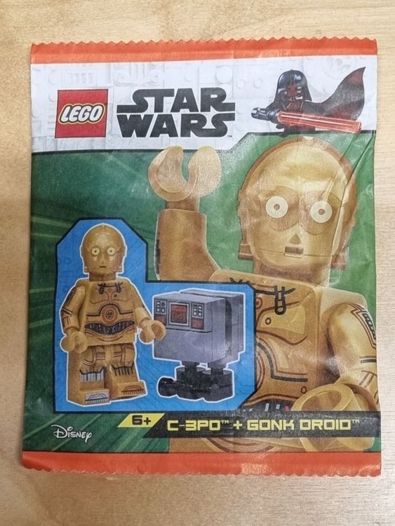 LEGO Star Wars 912310 C-3PO and Gonk Droid paper bag (Neu und ...