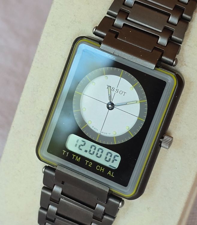 Tissot TwoTimer Armbanduhr NEUWERTIG RARITÄT NEUE Batterie | Kaufen auf ...