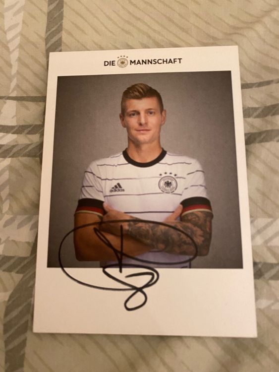 Autogrammkarte Toni Kroos handsigniert (Gebraucht) in für CHF 3 – mit ...