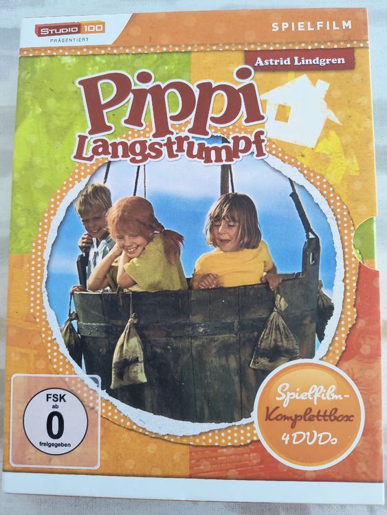 Pippi Langstrumpf DVD Komplettbox Astrid Lindgren 4 DVDs | Kaufen auf Ricardo