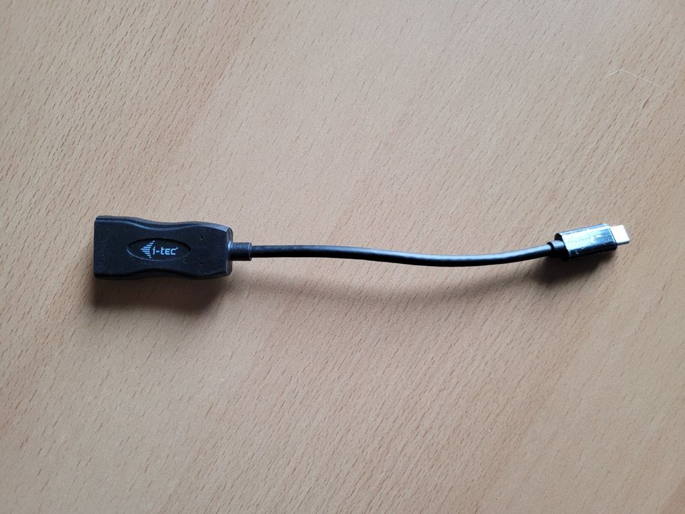 i-tec USB-C Display Port Adapter 4K/60 Hz (Gebraucht) in Luzern für CHF 5 – mit Lieferung auf ...