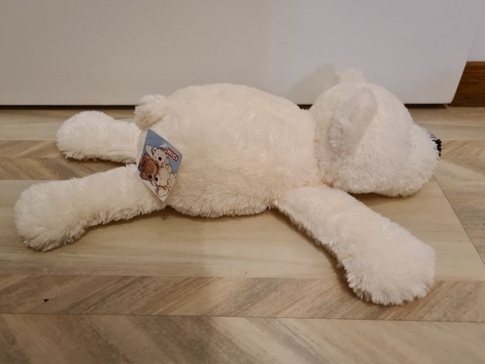 NICI Kuschelbär, Plüschbär, weiss (Neu und originalverpackt) in Lyss für CHF 4 – nur Abholung ...