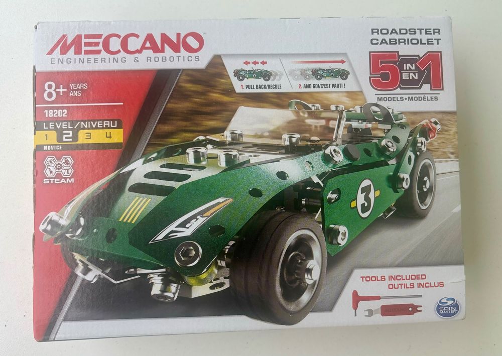 Meccano Engineering & Robotics - Roadster Cabriolet 5 en 1 (Neu und originalverpackt) in ...