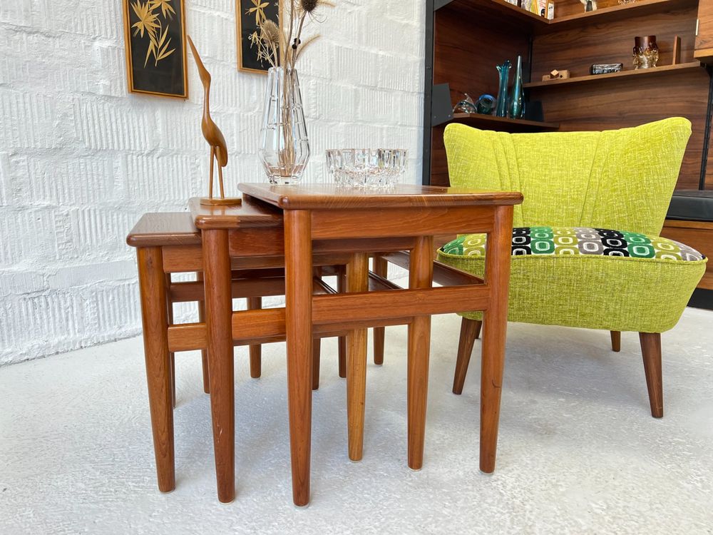 Vintage Teak - 3erSatztisch von Salin Nyborg 5800 | Kaufen auf Ricardo