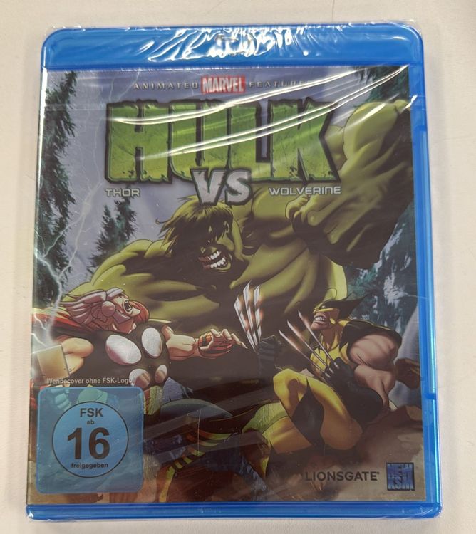 HULK THOR VS WOLVERINE BLU-RAY ANIME (Neu und originalverpackt) in ...