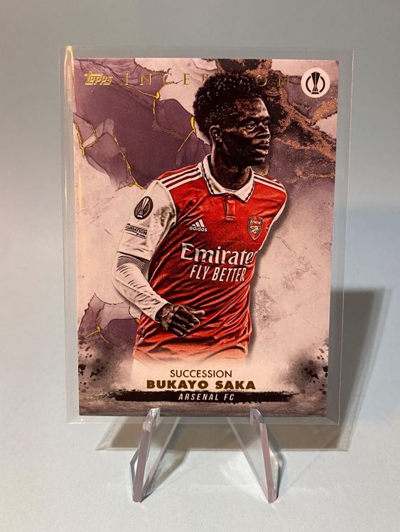 Topps Inception 2022-2023 UCC Bukayo Saka SUCCESSION Arsenal (Gebraucht ...