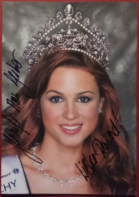 Jennifer Ann Gerber Miss Schweiz Autogramm Foto 15x21cm (Gebraucht) in ...