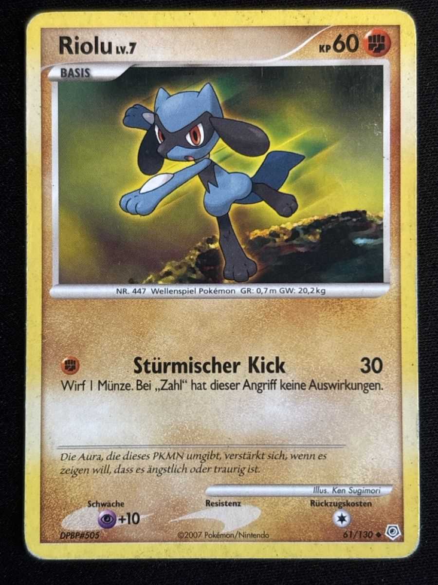 Pokemon Riolu - Diamant & Perl 61/130 - Deustch (D'occasion) à Bern ...