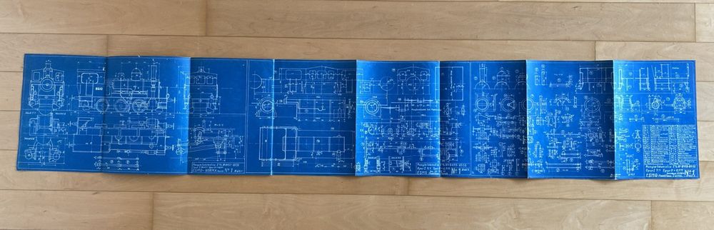 E 3/3 Rangierlok langer Plan Blaupause - Spur1 u Spur0 (Gebraucht) in ...