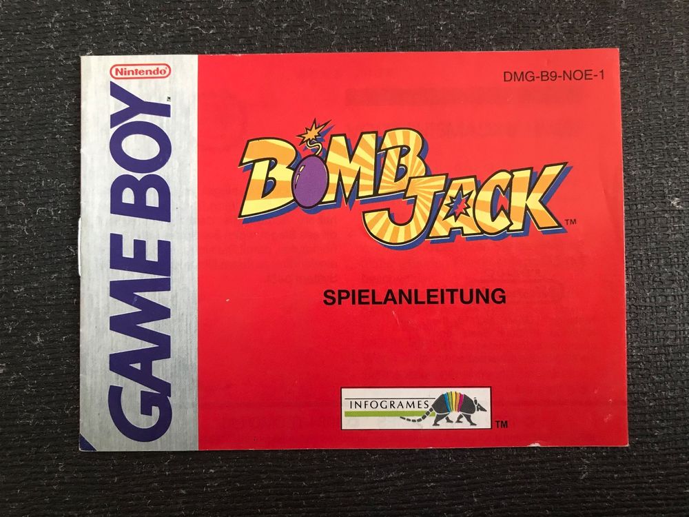 Bomb Jack Spielanleitung Game Boy (Gebraucht) in Niederlenz für CHF 15 ...