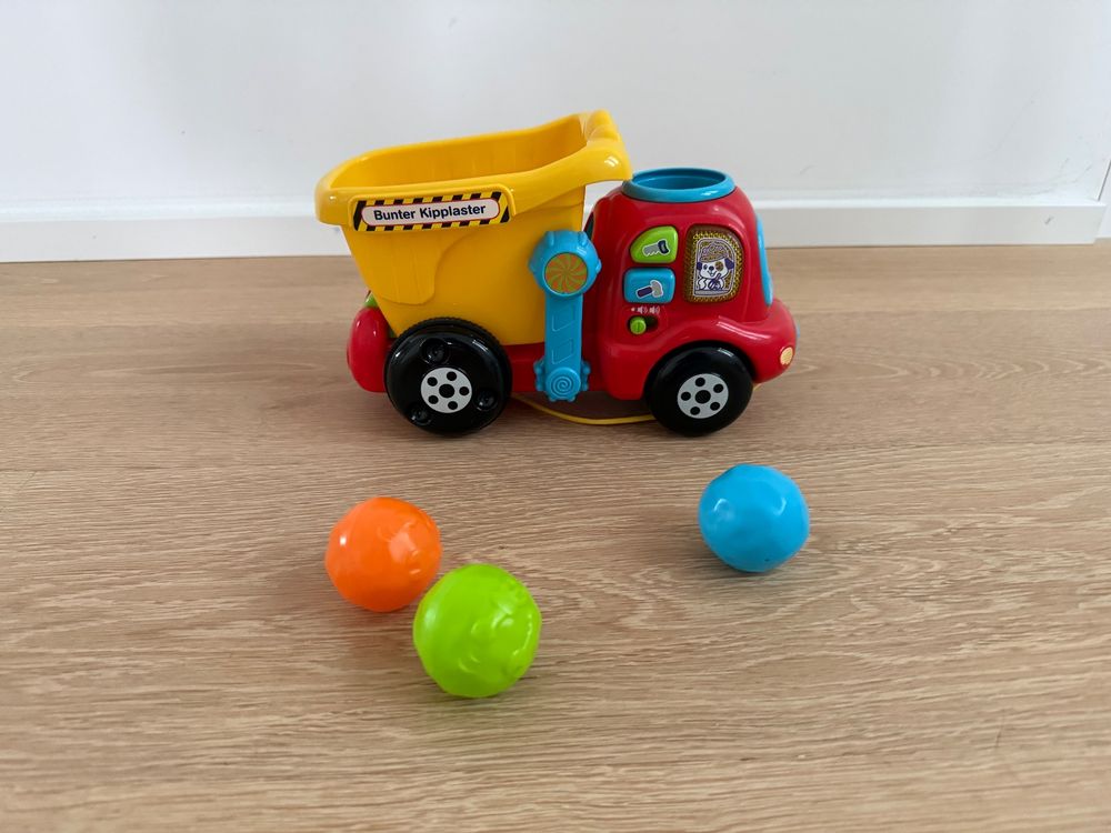 Bunter Kipplaster mit Bällen – Lernspielzeug für Kleinkinder (Gebraucht ...