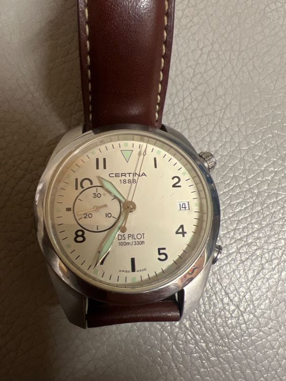 Herren Armbanduhr Certina DS Pilot 100m/330m | Kaufen auf Ricardo