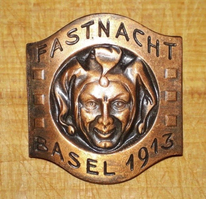 Rar! Basler Fasnachts-Plakette 1913 (Fastnacht Basel) | Kaufen auf Ricardo