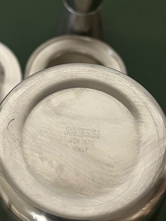 Alessi Cocktail Shaker 870 mit Cocktailmass (Gebraucht) in Niederurnen ...