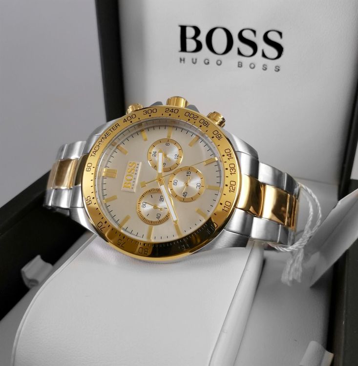 Neue Hugo Boss Herrenuhr mit Tachymeter | Kaufen auf Ricardo