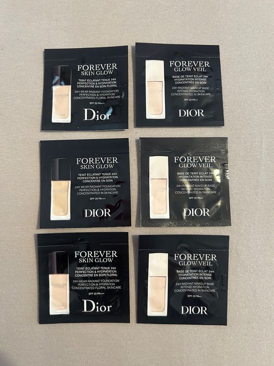 Dior Forever foundation and base 6x samples new (Neu und originalverpackt) in Muzzano für CHF 3 ...