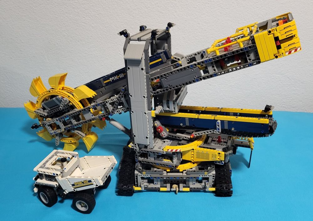 Lego Technic 42055 Schaufelradbagger MK III inklusive Kipper (Gebraucht ...