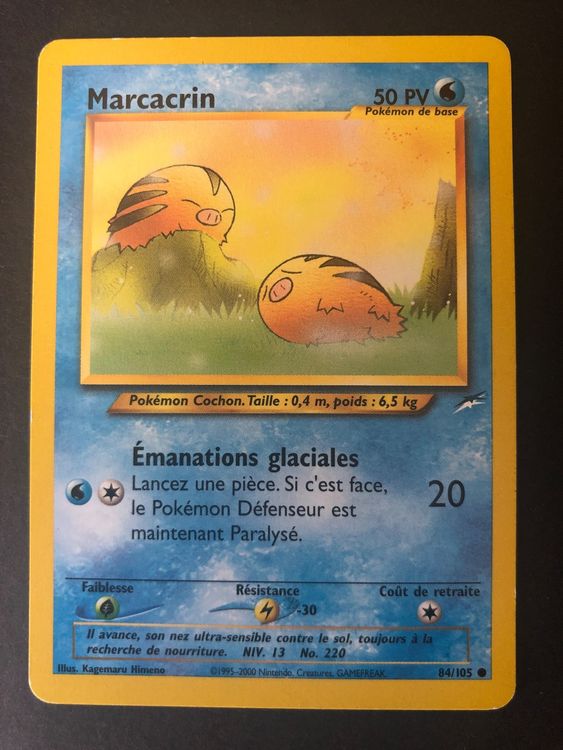 Neo Destiny FR Marcacrin 84/105 Wizards Carte Pokemon | Kaufen auf Ricardo