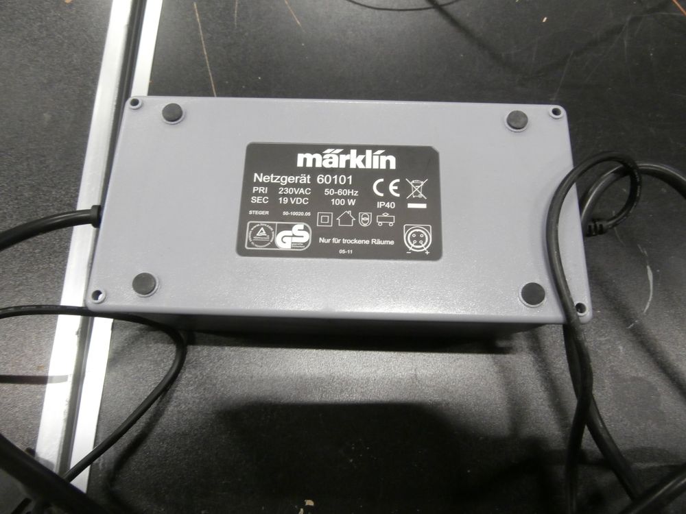 Märklin 60101 grosses Netzteil 100 Watt getestet o.OVP (Gebraucht) in ...