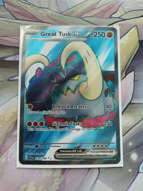 Great Tusk ex - Full Art - Scarlet & Violet | Kaufen auf Ricardo