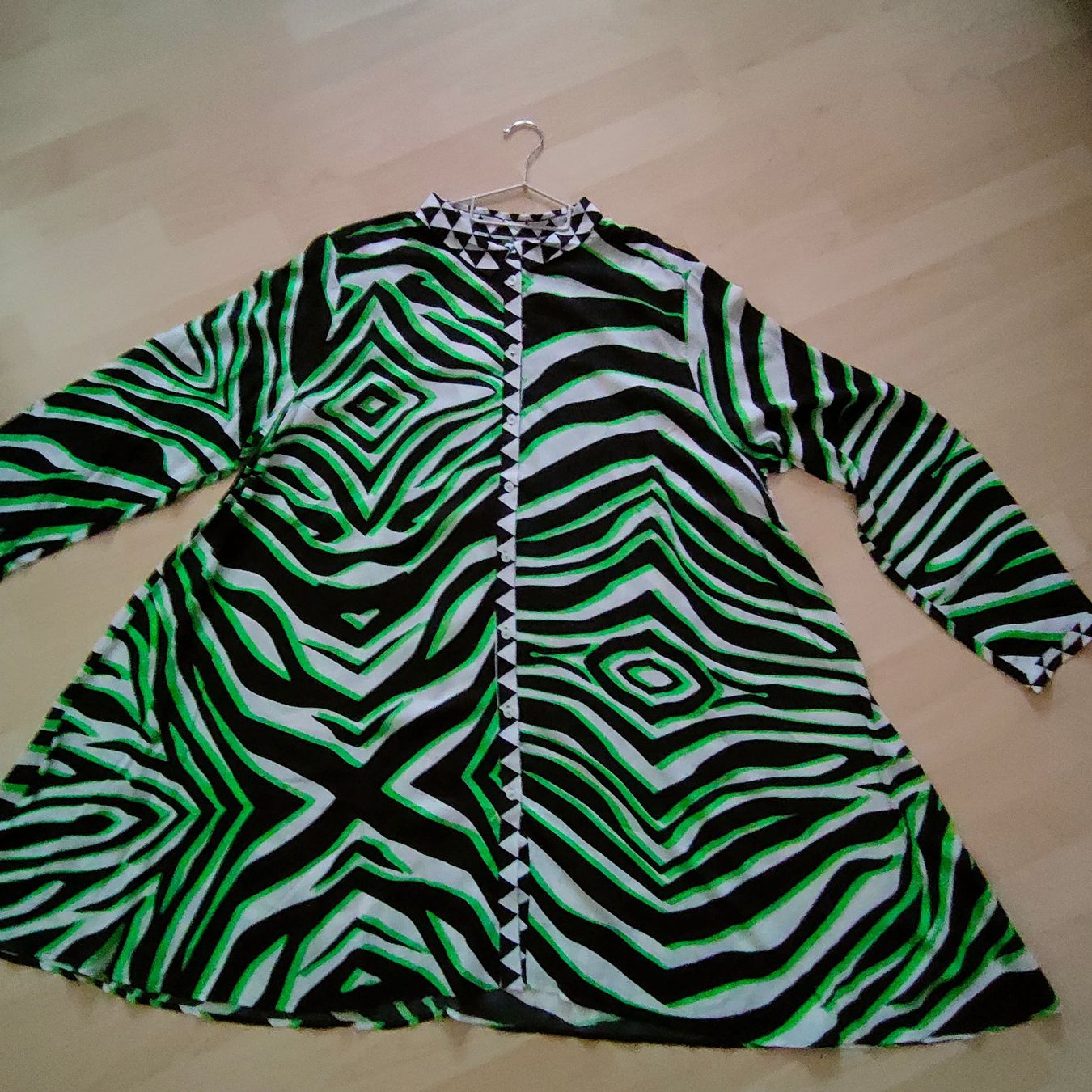 Long Bluse von Frapp A-Form lang Arm Gr. 46 Fr. 29.- (Neu und ...