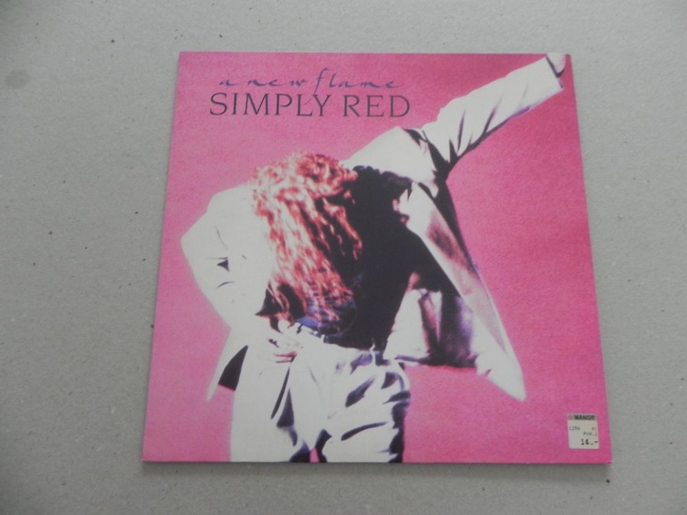 LP brit. Synth. Pop Soul Band Simply Red 1989 A new Flame (Gebraucht ...