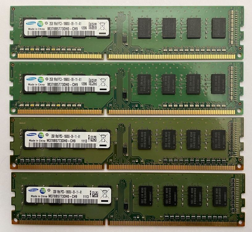Samsung 2GB Ram DDR3 1333MHz PC3-10600 (Gebraucht) in Fraubrunnen für ...
