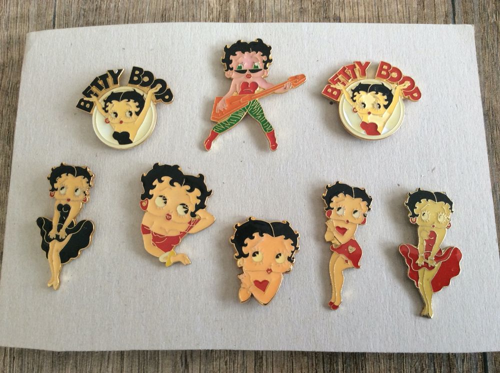 8 verschiedene Pins - Betty Boop | Kaufen auf Ricardo