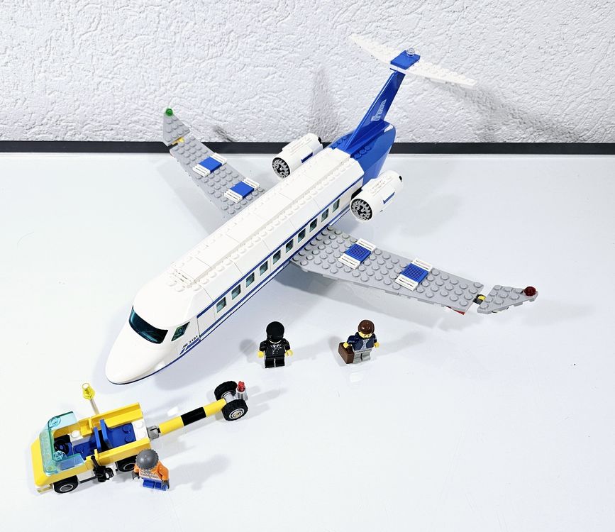 LEGO CITY 3181 PASSAGIERFLUGZEUG MIT SCHLEPPFAHRZEUG (Gebraucht) in ...