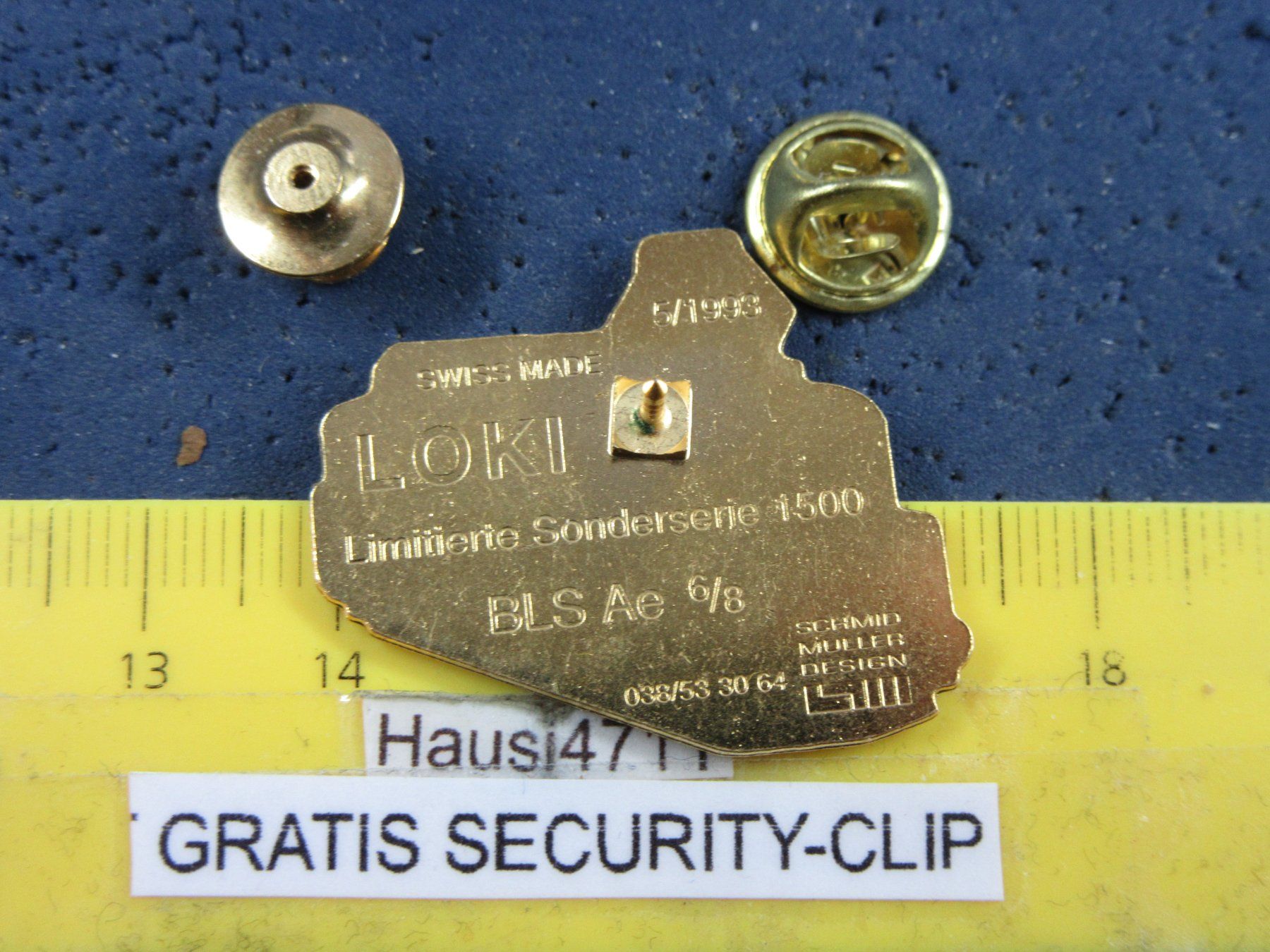 BLS Ae 6/8 LIMITIERTE AUFLAGE SMD PIN GOLDIG (Gebraucht) in Ettingen ...