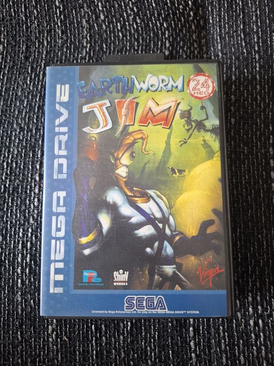 RARE Earthworm Jim Mega Drive PAL Jeu complet (Gebraucht) in Morges für ...