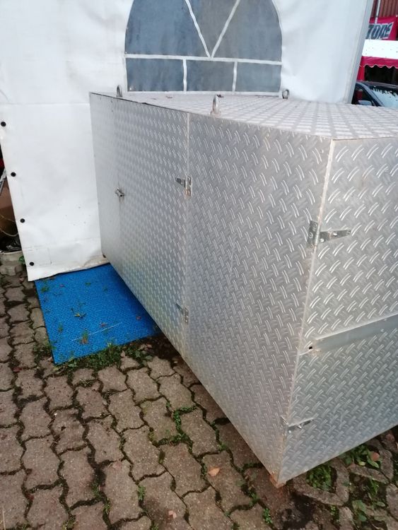 Grosse Alu Box mit Stahlrahmen ca. 100X100X120 cm (Gebraucht) in Oetwil ...