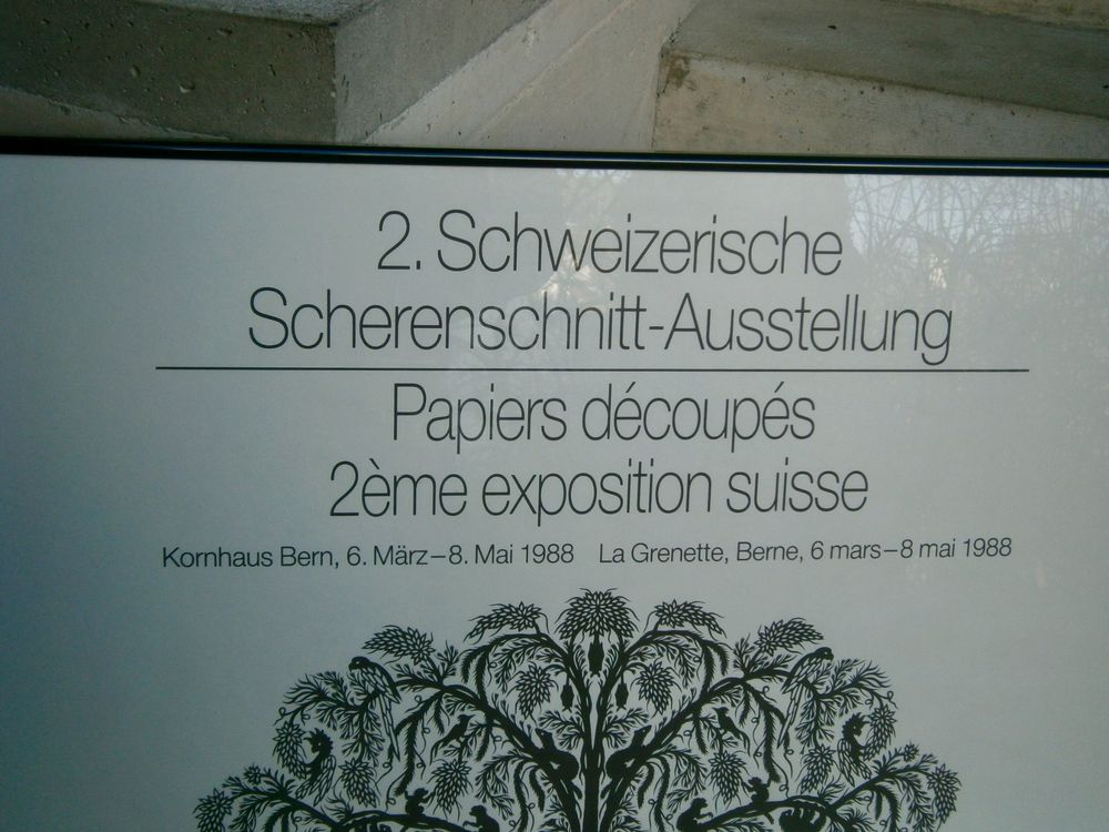 Plakat 2. Scherenschnitt-Ausstellung Bern | Kaufen auf Ricardo