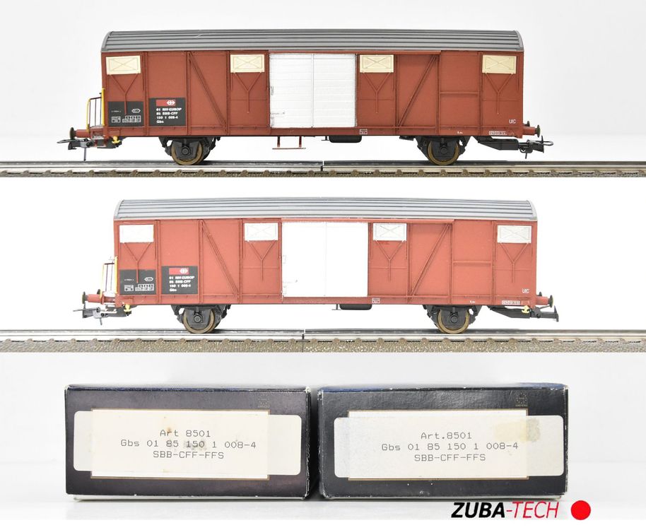2x Euro Scale 8501 Güterwagen Gbs SBB H0 GS mit OVP (Gebraucht) in St. Gallen für CHF 36 – mit ...