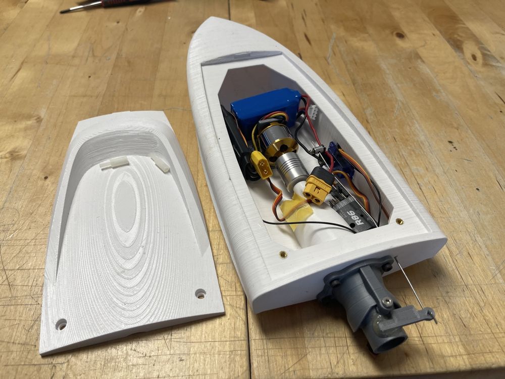 RC Jet Boot Boat komplett! Empfänger Radiomaster 20a Regler (Neu ...