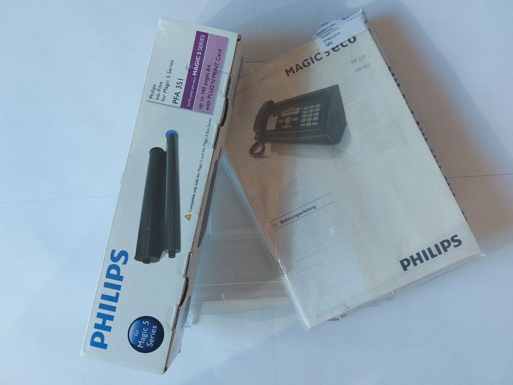 Tisch-Faxgerät PHILIPS mit Telefon und Kopierer PPF631E (Neu (gemäss ...