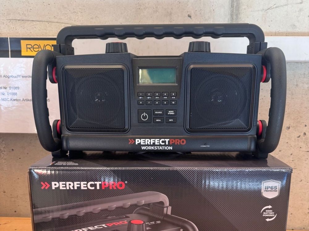 Perfectpro Baustellenradio WORKSTATION | Kaufen auf Ricardo
