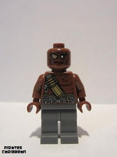 Lego Pirates of the Caribbean Gunner Zombie poc014 (Neu und ...