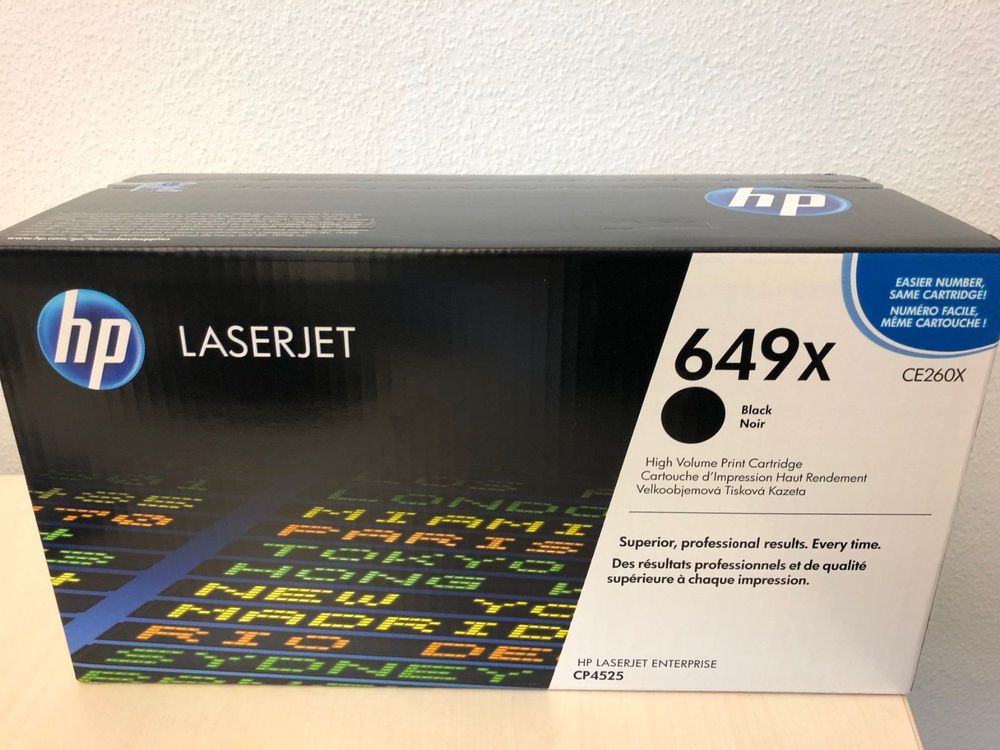 Original HP 649X (CE260X) Black Toner | Kaufen auf Ricardo