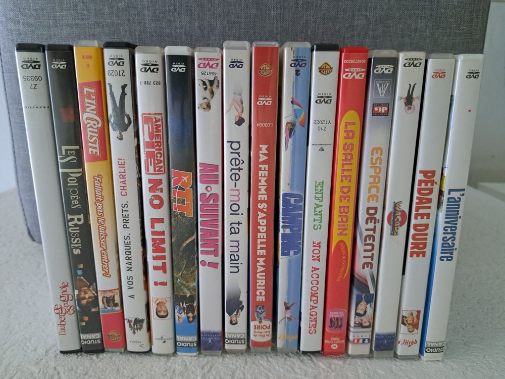 DVD comédie - lot de 15 DVD - Camping, l'auberge espagnole (Neuf (Voir ...