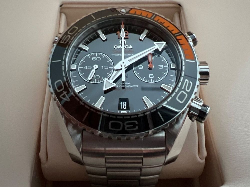 Omega Seamaster Planet Ocean, 45,5 mm, Stahl, Stahlband (Gebraucht) in ...