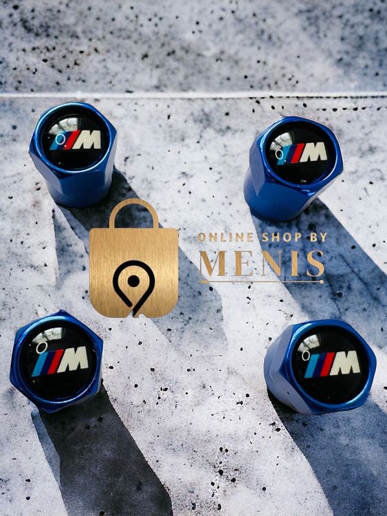 BMW M Ventilkappe Ventildeckel Aluminium 4er-Set Neu (Neu und ...