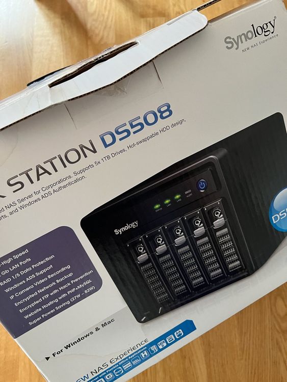 Synology DS508 (Gebraucht) in Frauenfeld für CHF 35 – nur Abholung auf ...