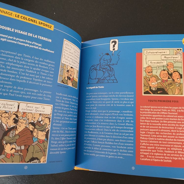 Livre Et Figurine Collection Tintin Le Colonel Sponsz (Neu (gemäss ...