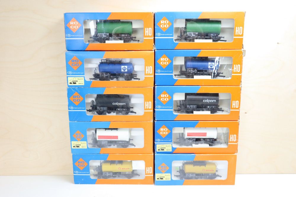 ROCO 10 x Kesselwagen Set H0 - 4336 / 4337 | Kaufen auf Ricardo