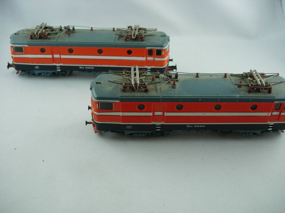 Märklin 3043 E-Lok Rc 1010 SJ, H0 WS im Doppelpack (Defekt) in ...