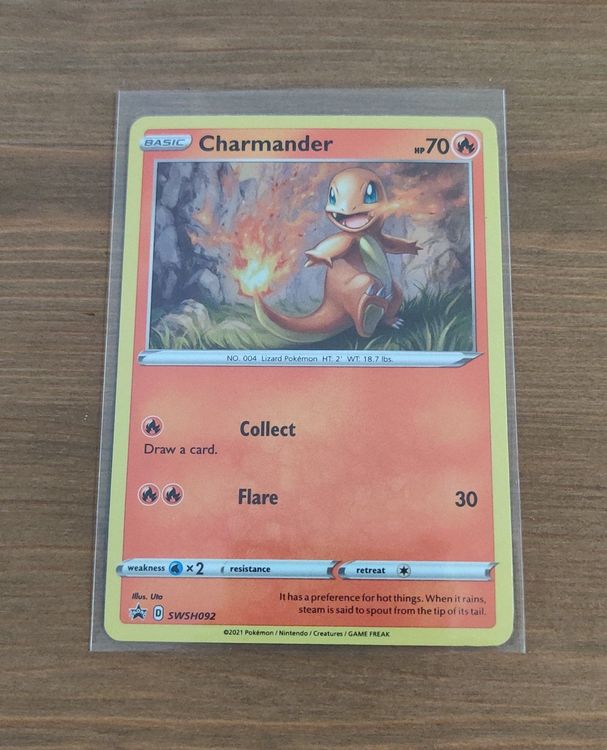 Pokémon Charmander Promo Holo SWSH092 EN | Kaufen auf Ricardo