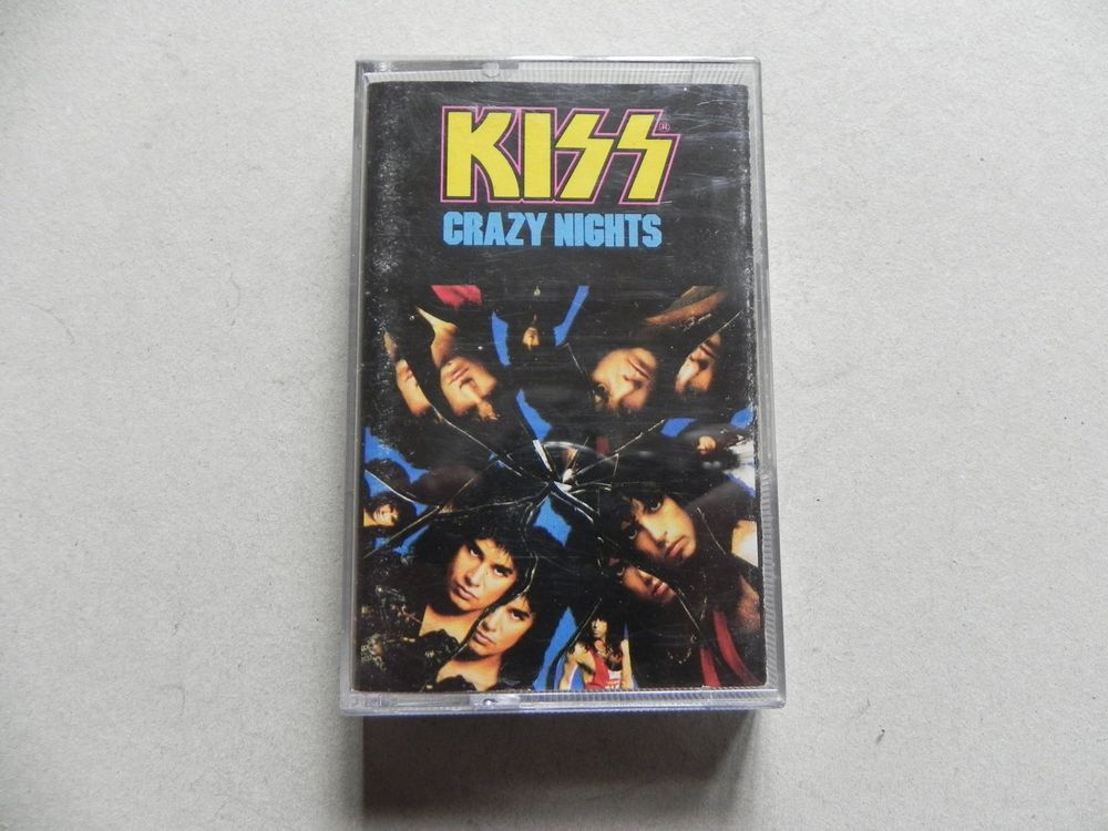 MC Musikkassette USA Hardrock Band Kiss 1987 Crazy Nights (Gebraucht ...