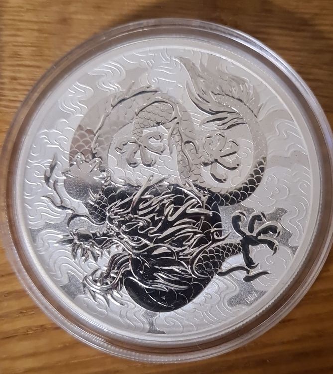 Perth Mint Myths and Legends 2021 Dragon Silber Münze 1 oz (Neu (gemäss ...