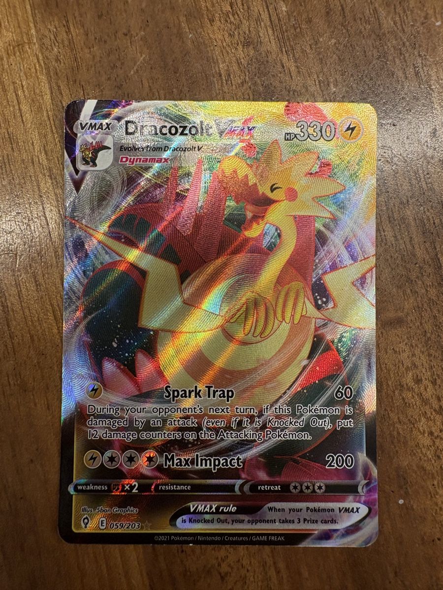 Dracozolt VMAX - Seltene Pokémon Karte - Top Zustand! (Gebraucht) in ...